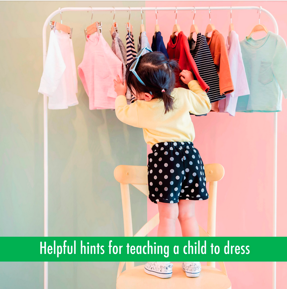 Helpful Hints For Teaching A Child To Dress – Young Allied Health
